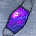 Galaxy Space Stars Face Mask, Reusable Cotton Face Mask With Elastic ...
