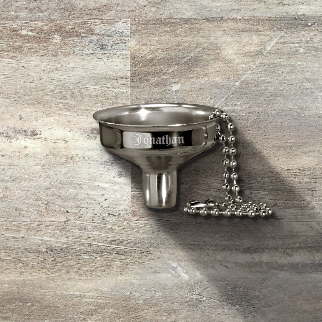 Groomsman Gift, Personalized Mini Flask Funnel, Stainless Steel ...
