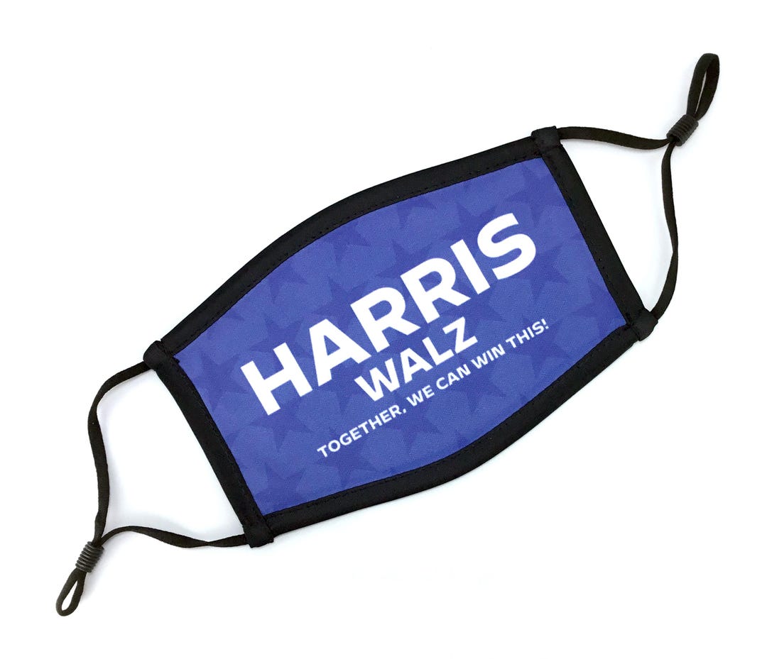 Kamala Harris Face Mask, Reusable Cotton Face Mask With Elastic Ear ...
