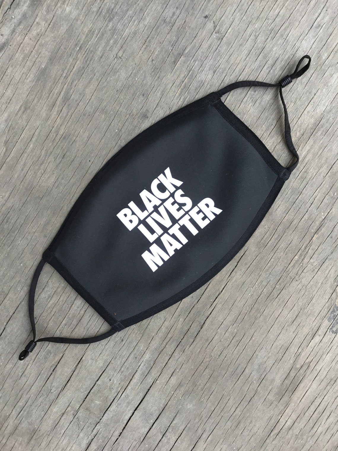Black Lives Matter Face Mask, Reusable Cotton Face Mask With Elastic ...