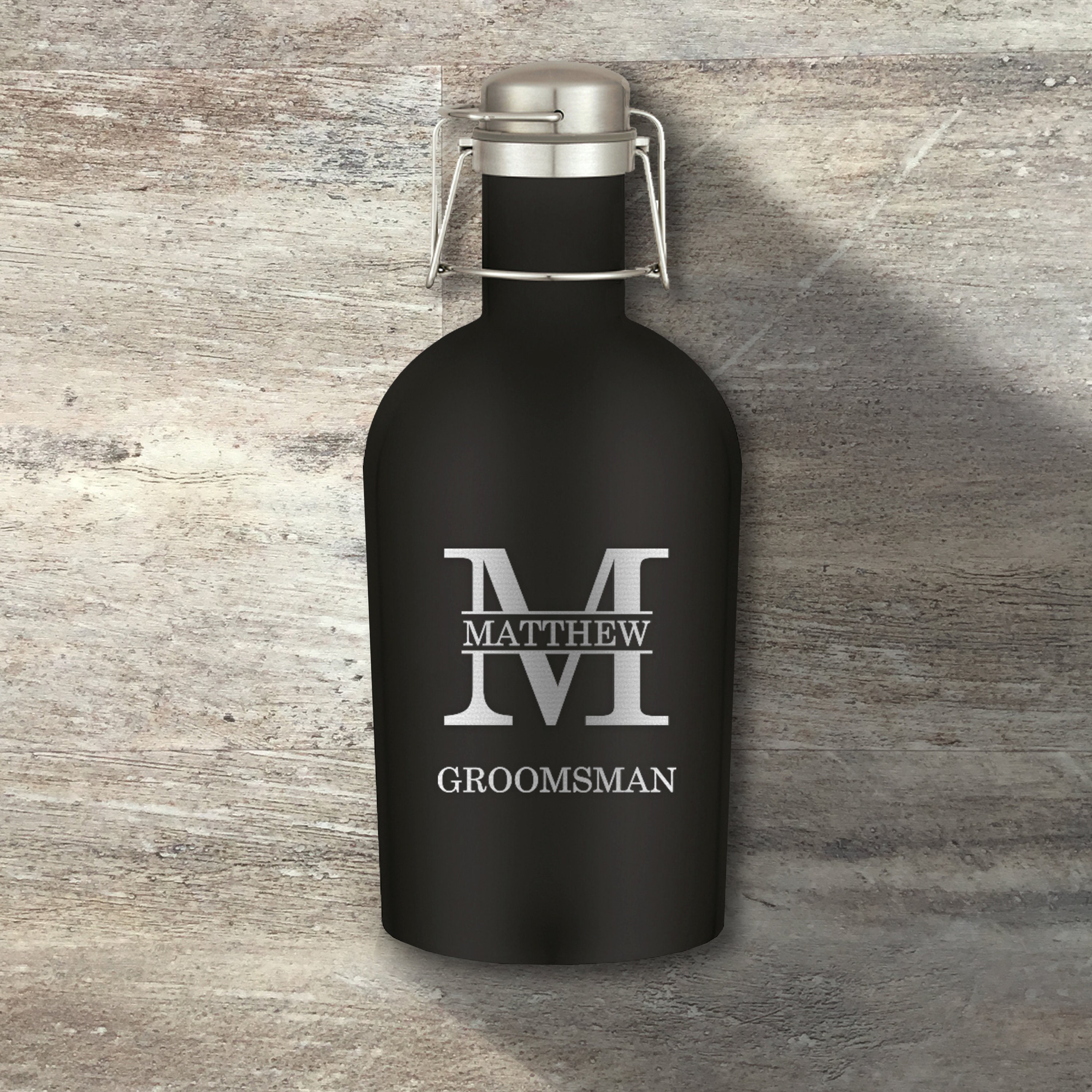 Groomsman Gift Personalized Stainless Steel Beer Growler Jug - Etsy