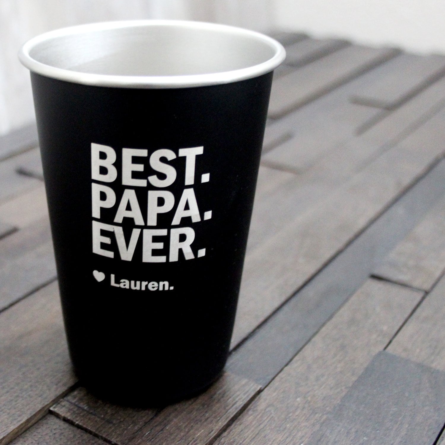 Gift for Dad Personalized Pint Glass Cup Custom Engraved | Etsy