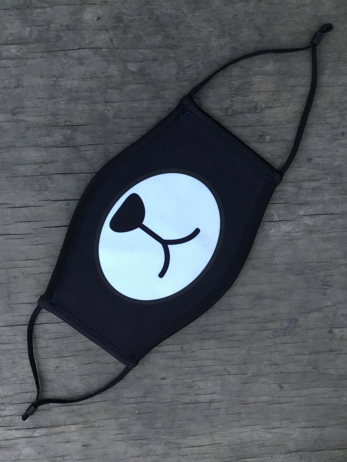 Cartoon Bear Face Mask Reusable Cotton Face Mask With Elastic - Etsy