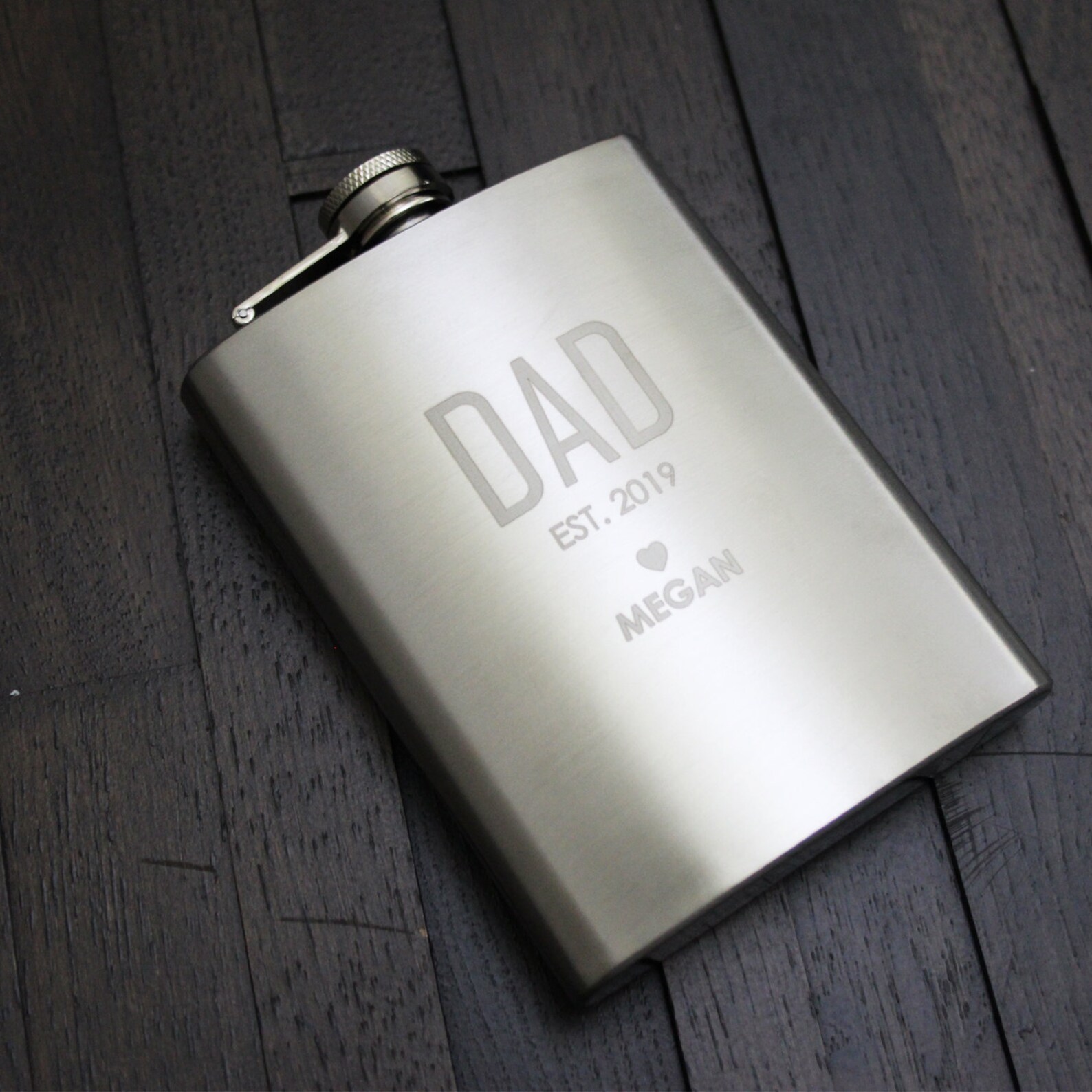 Gift for Dad Personalized Hip Flask Custom Engraved Flask 8 | Etsy