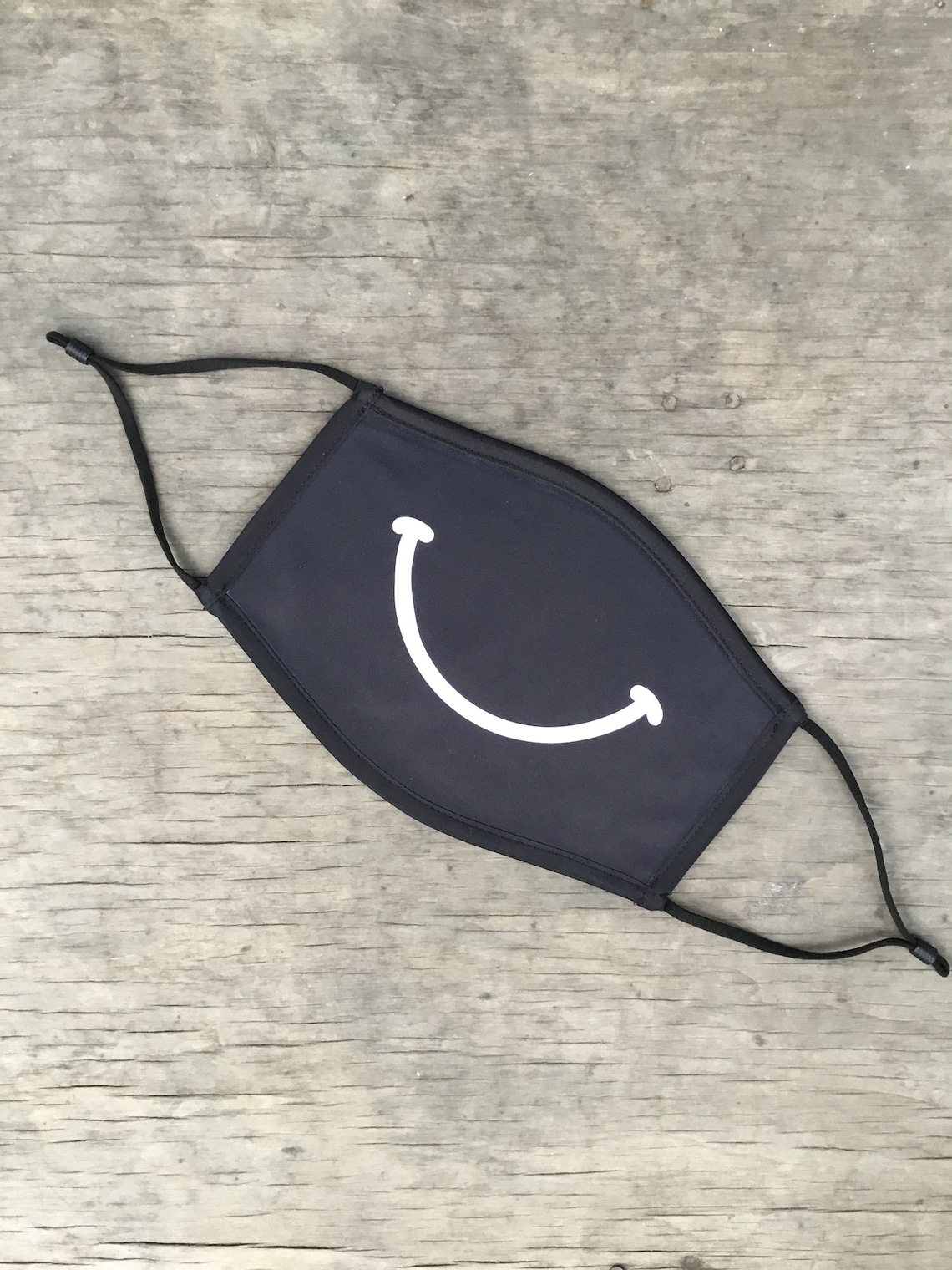 Smiley Face Happy Face Mask Reusable Cotton Face Mask With - Etsy