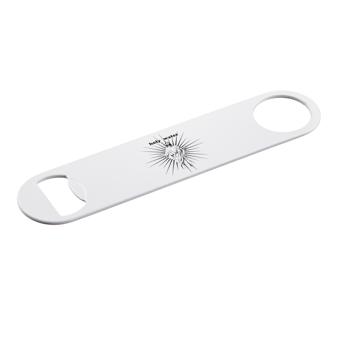 Holy Water Paddle Bottle Opener, Powder Coated, Stainless Steel ...
