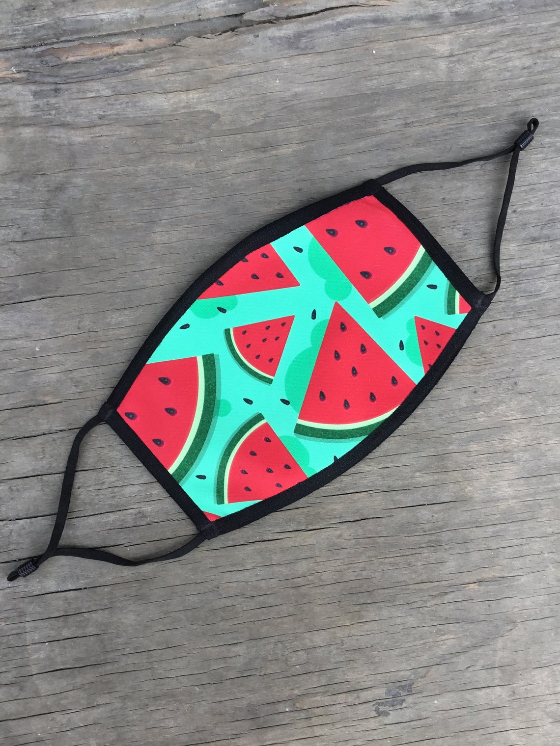 Watermelon Face Mask Reusable Cotton Face Mask With Elastic - Etsy