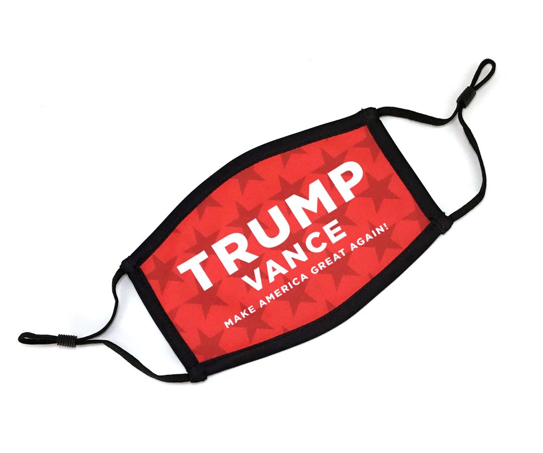 Donald Trump Face Mask, Reusable Cotton Face Mask With Elastic Ear Loop ...