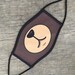 Cartoon Bear Face Mask, Reusable Cotton Face Mask With Elastic Ear Loop ...