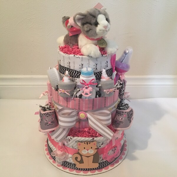 Twin Diaper Cake - Etsy