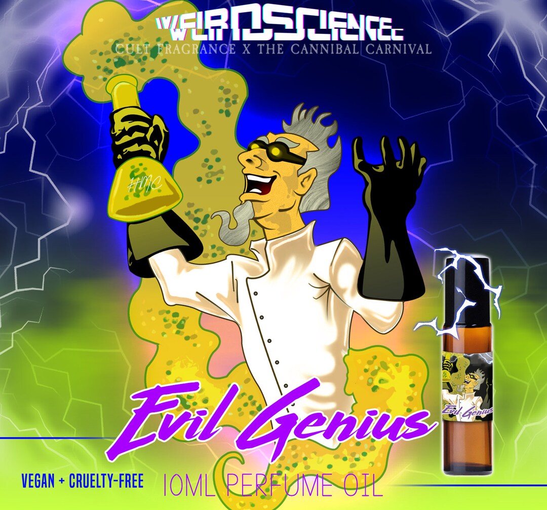 Evil Genius - Dusty Old Books, Burning Clove, Fig, Strips of Leather ...