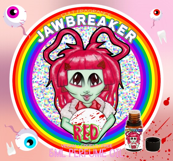 Red Jawbreaker Cake Cocoa Powder Cinnamon Candy Chocolate | Etsy