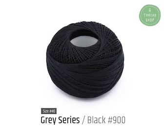 Cotton Thread Size 40 Platinum 484 Grey Series VENUS Crochet Thread 100 ...