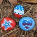 Patriotic Painted Rocks - Etsy