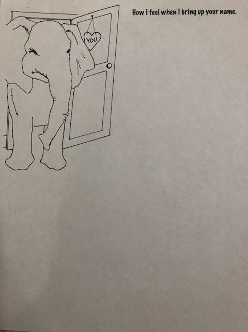 Losing My Reflection- A Grief Coloring Book Journal - Etsy