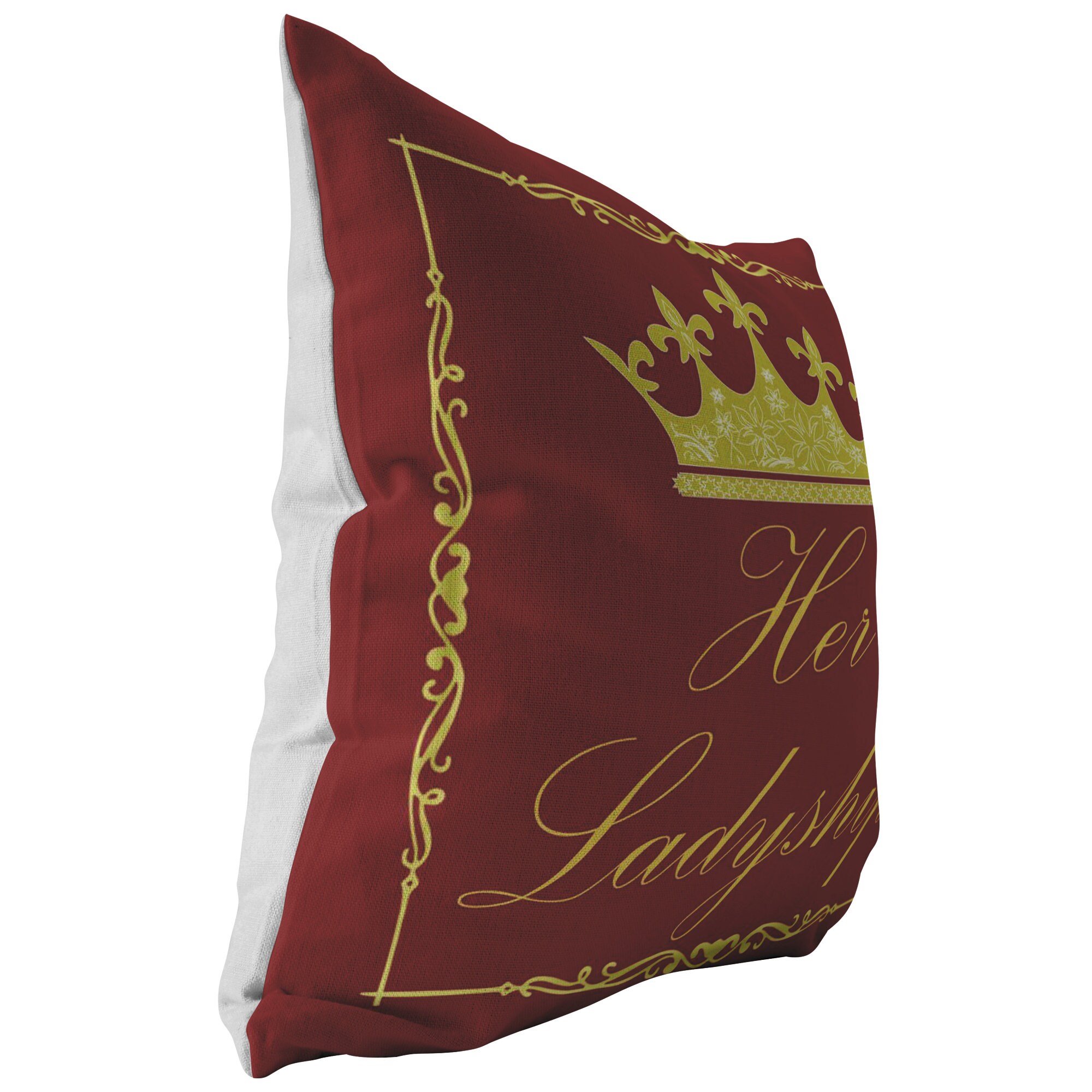 Her Ladyship Pillow, Royal Crown Throw Pillow, Novelty Gift for Her ...