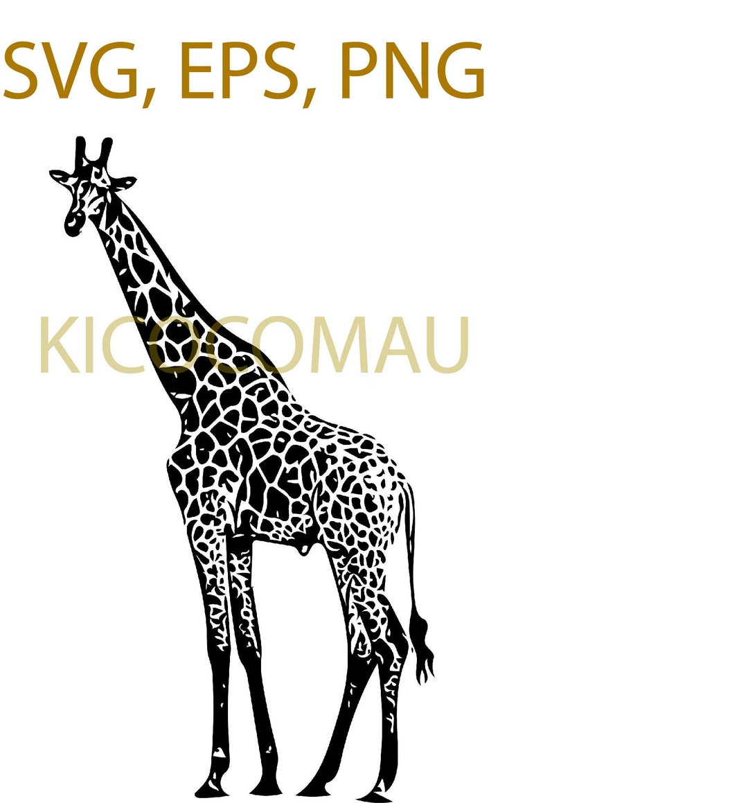 Giraffe Vector, Giraffe Clipart, Giraffe Svg, Giraffe Digital - Etsy