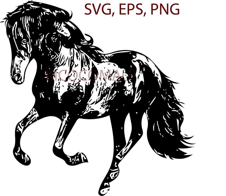 Horse Vector, Horse Clip Art - Etsy Canada