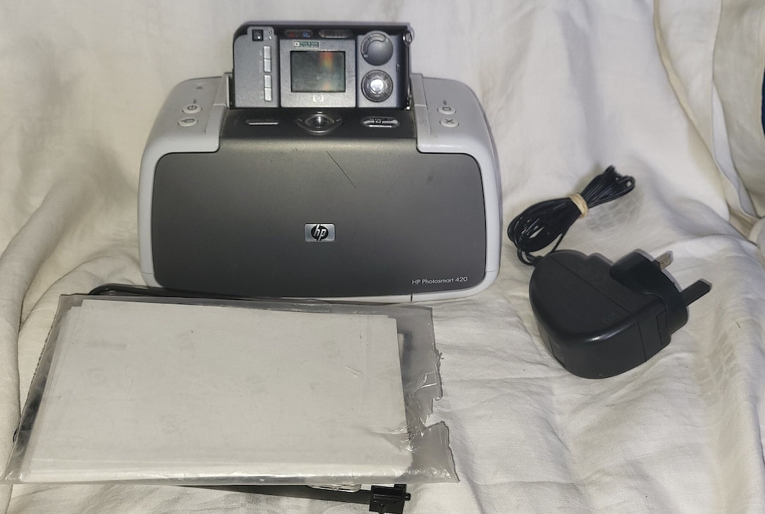 HP Compact Portable Photosmart Printer With Camera - Etsy