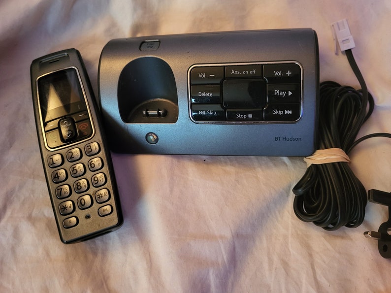 BT Hudson 1500 DECT Cordless Telephone With Answer Machine Single Pre ...