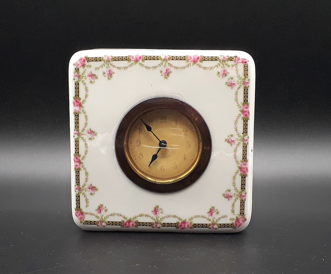 Antique Porcelain Table Clock From the Italian Manufacture - Etsy