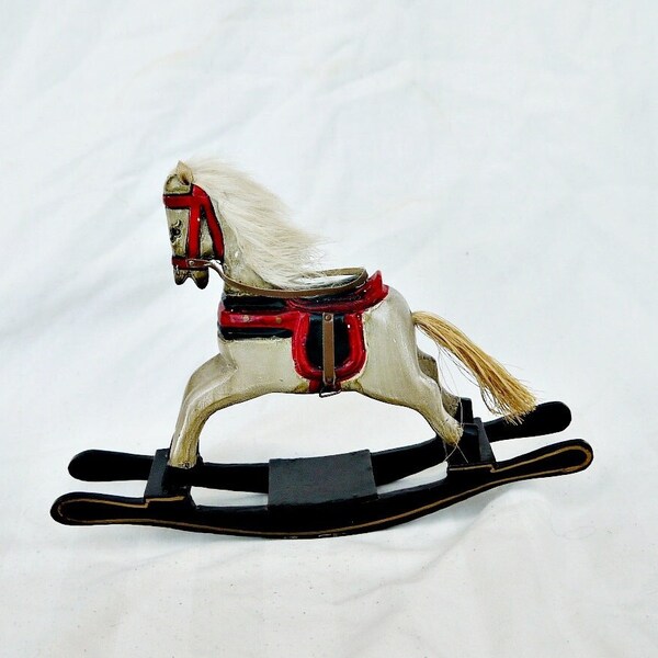 Red Rocking Horse - Etsy
