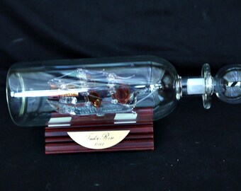 Blown Glass Ship - Etsy