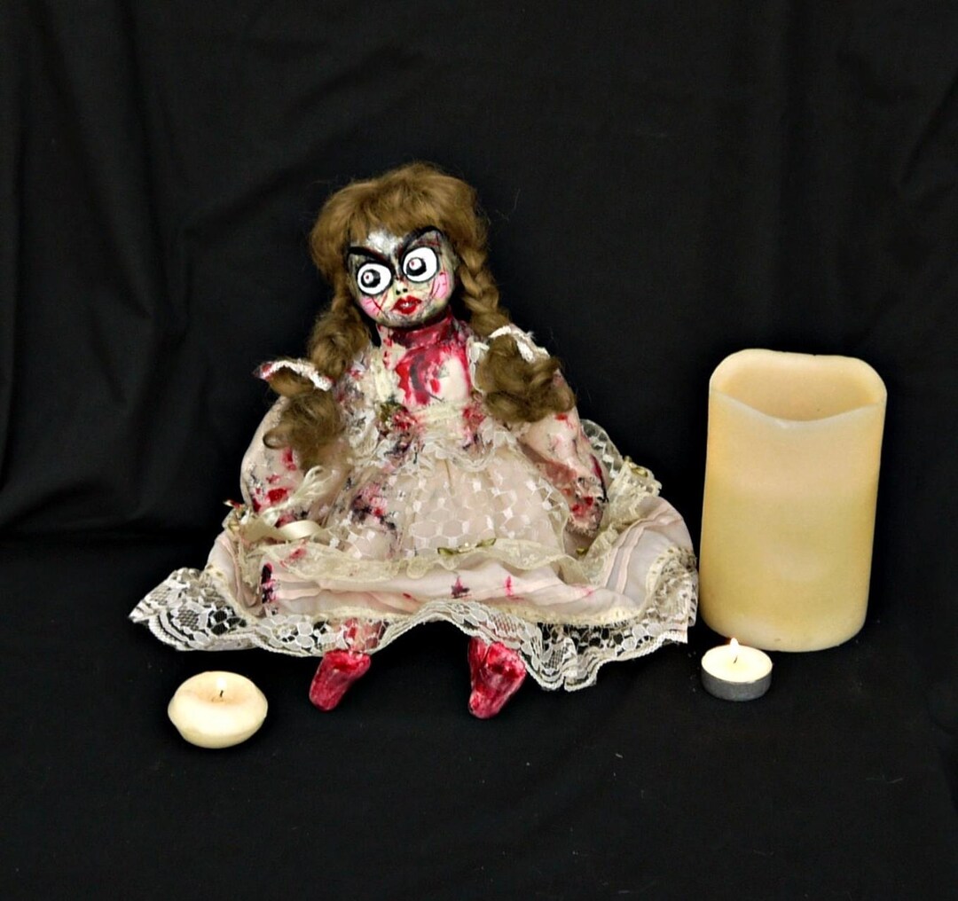 Creepy Doll OOAK 16 "large Doll Prop on Halloween Horror Porcelain Doll ...