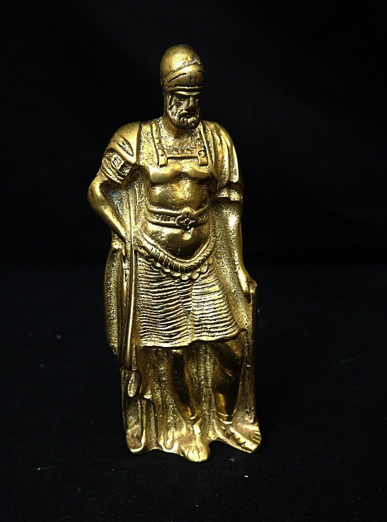 Vintage Solid Brass Knight Solid Brass Statue Knight in Armour - Etsy UK