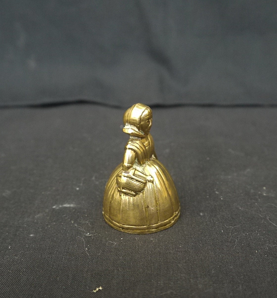 Small Solid Brass Lady Bell Victorian Lady Bell Vintage Brass | Etsy