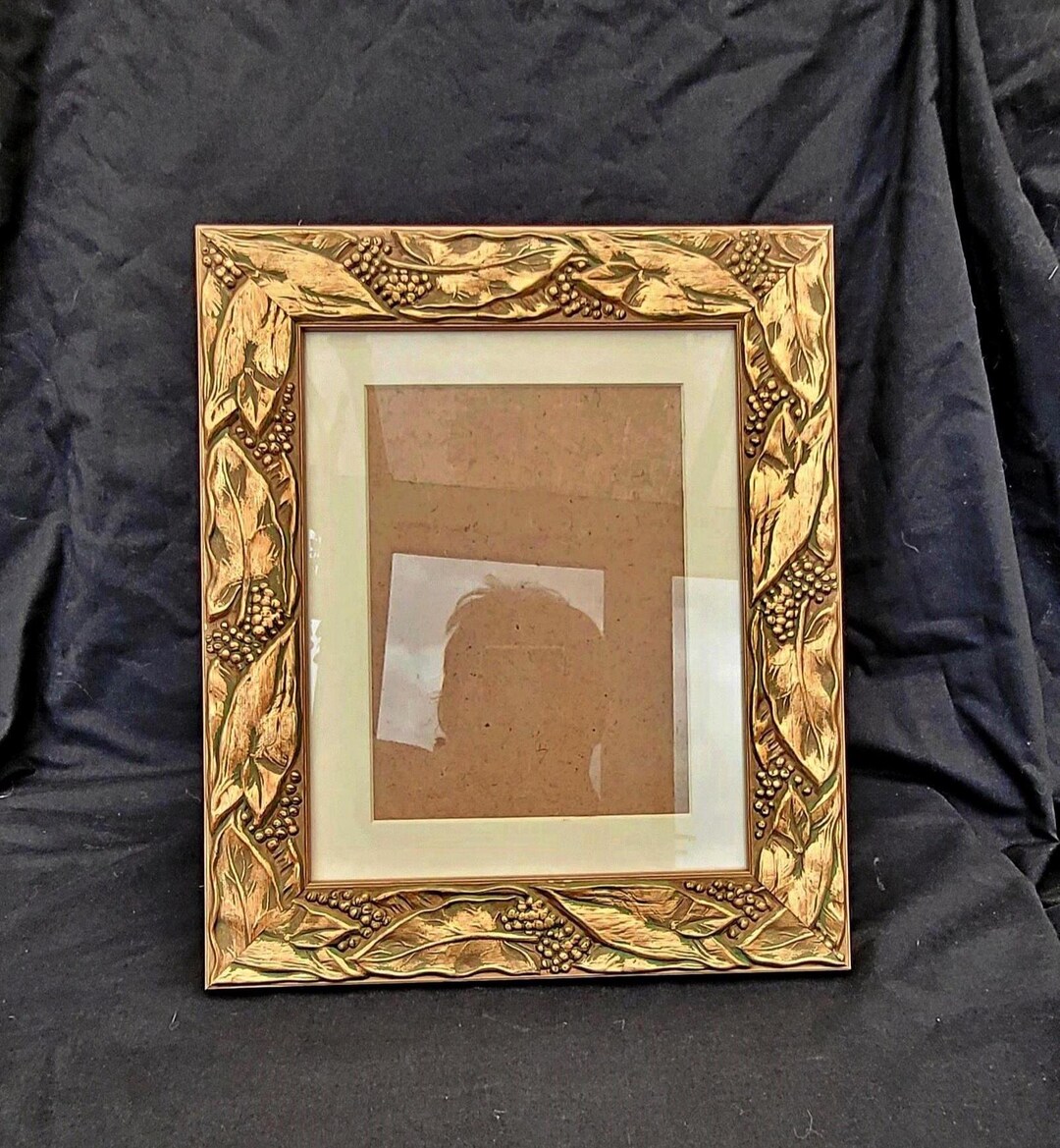 Carved Wooden Photo Frame Ornate Natural Wood Frame Gilded Frame Carved ...