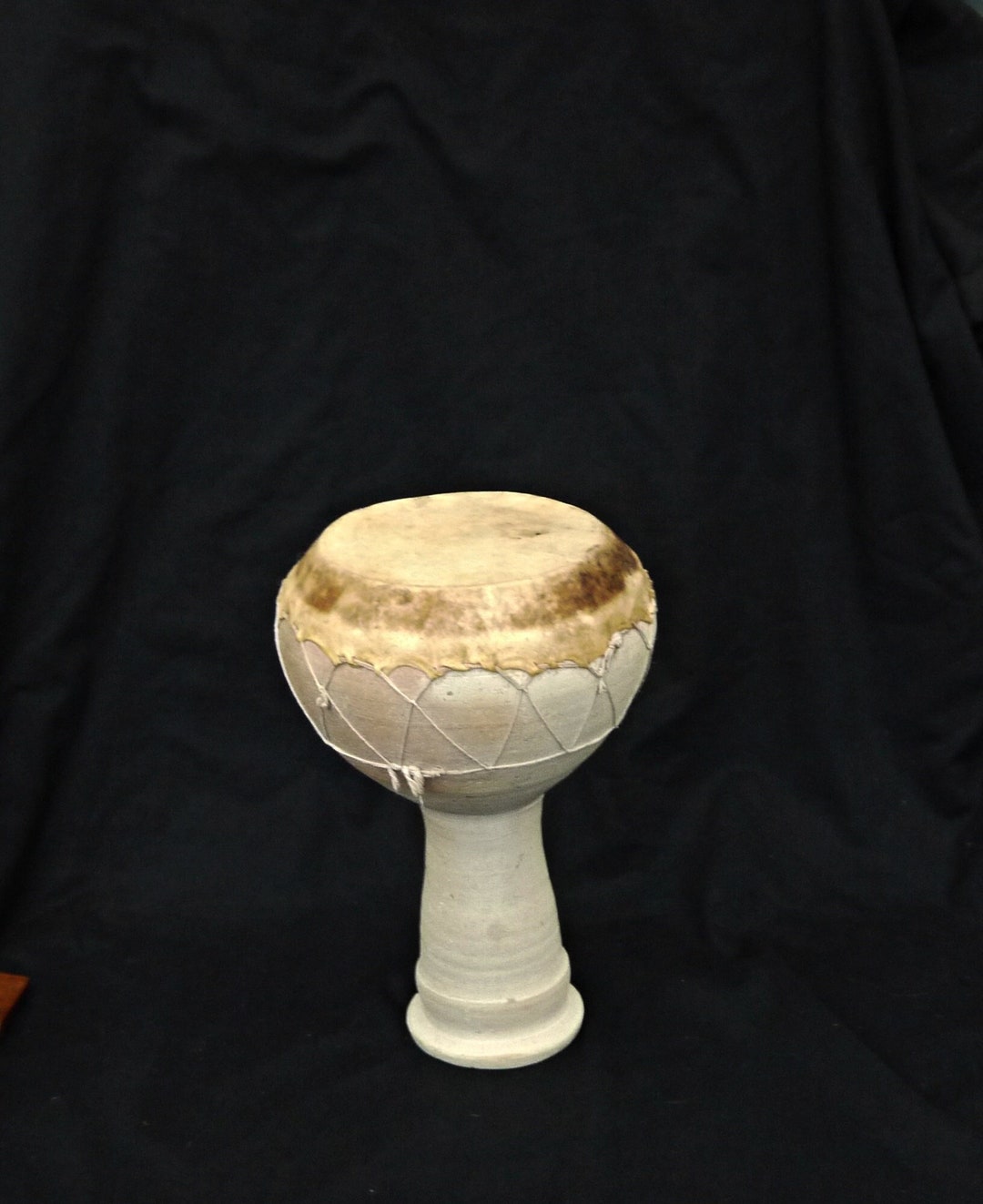 Handmade Terracotta Bongo Drum: African Percussion Instrument - Etsy