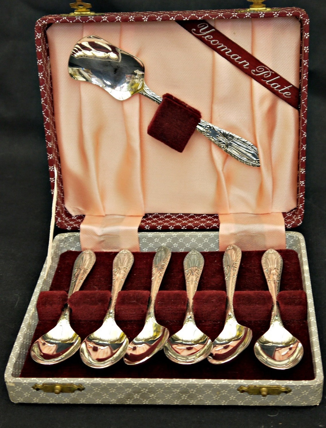 Vintage Yeoman Plate Epns Teaspoons and Sugar Spoon Set 7 Pcs - Etsy UK