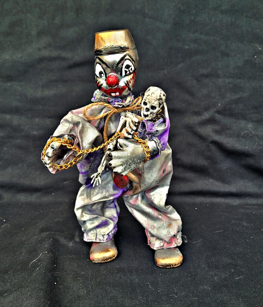 Creepy Clown Doll Ooak Clown Prop on Halloween Horror Clown Porcelain ...