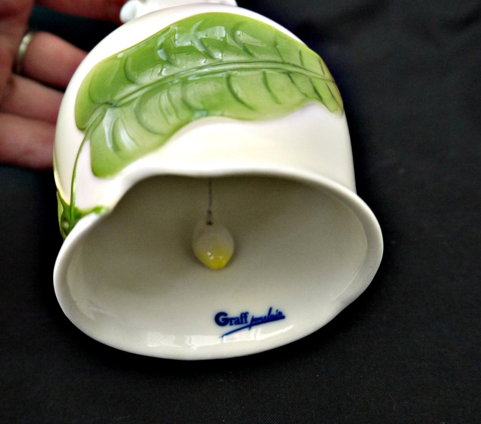 Graff Porcelain Lily Calla Bell: Vintage German Bone China - Etsy
