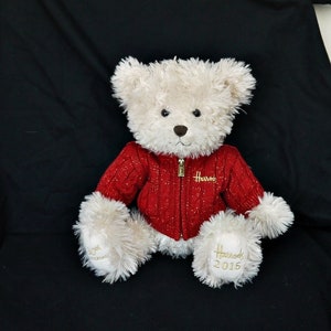 Very Large 50 Cm Harrods Bear 2015 30th Anniversary Limited Edition Collectors Teddy Bear Soft Bear Collection Etsy UK