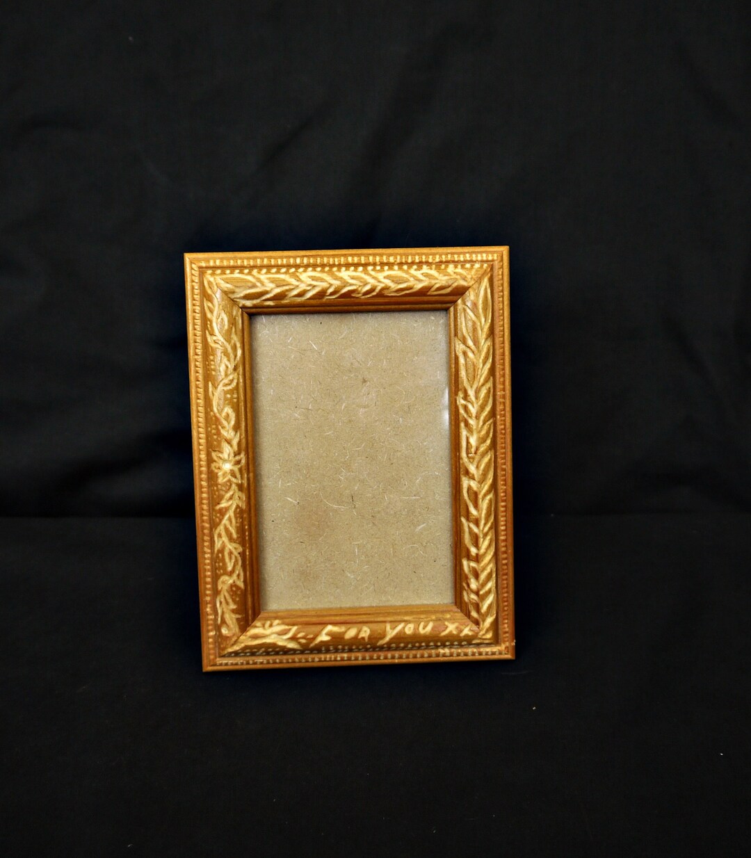 Carved Wooden Photo Frame With Description FOR YOU Ornate Natural Wood ...