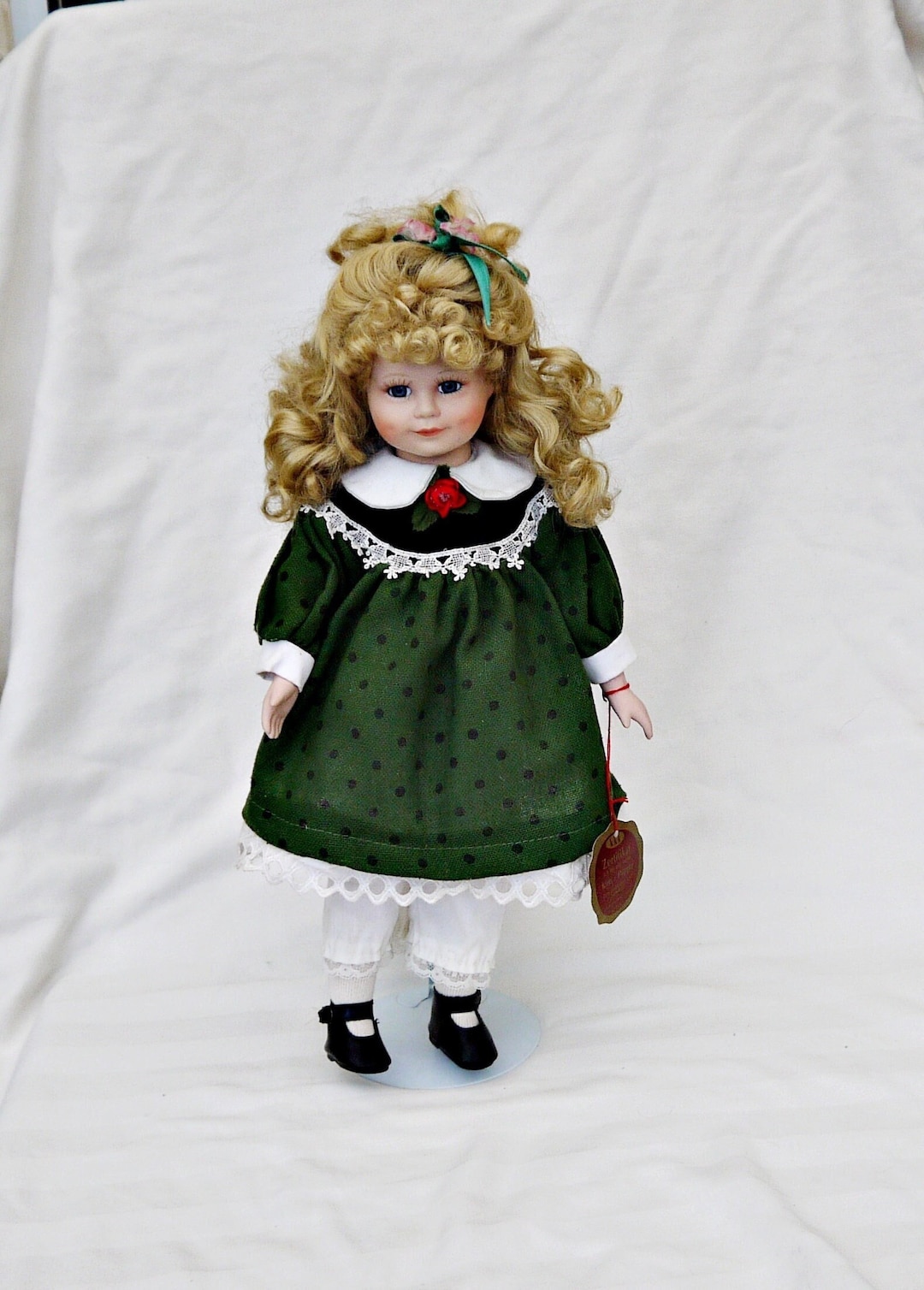 Vintage Large Porcelain Doll 40 Cm Kim Puppe Kunstagewerbe Germany With ...