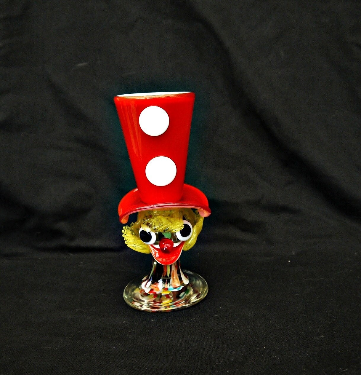 Murano Glass Clown Vase Vintage Art Venetian Glass Clown With - Etsy UK