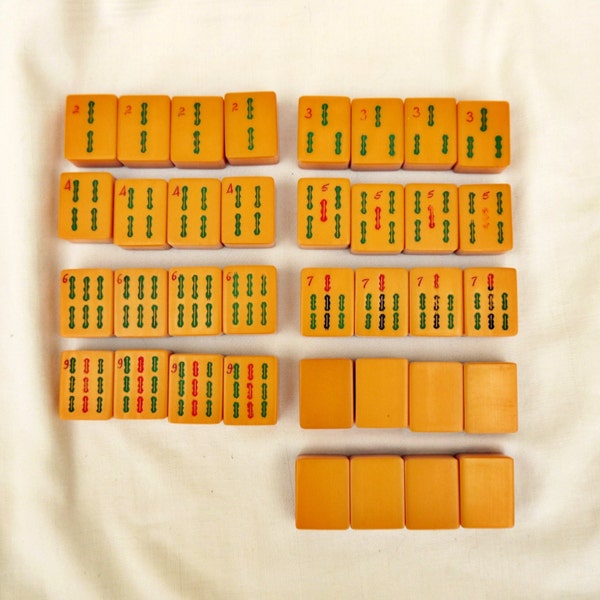 Blank Chinese Mahjong Tiles - Etsy