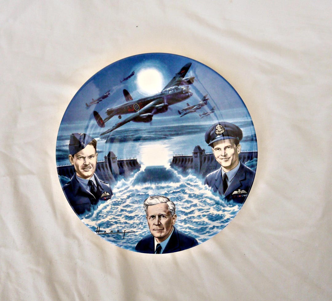 Coalport Collectors Plate the Dambusters A Tribute Large Display Plate ...
