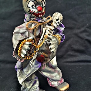 Creepy Clown Doll Ooak Clown Prop on Halloween Horror Clown Porcelain ...