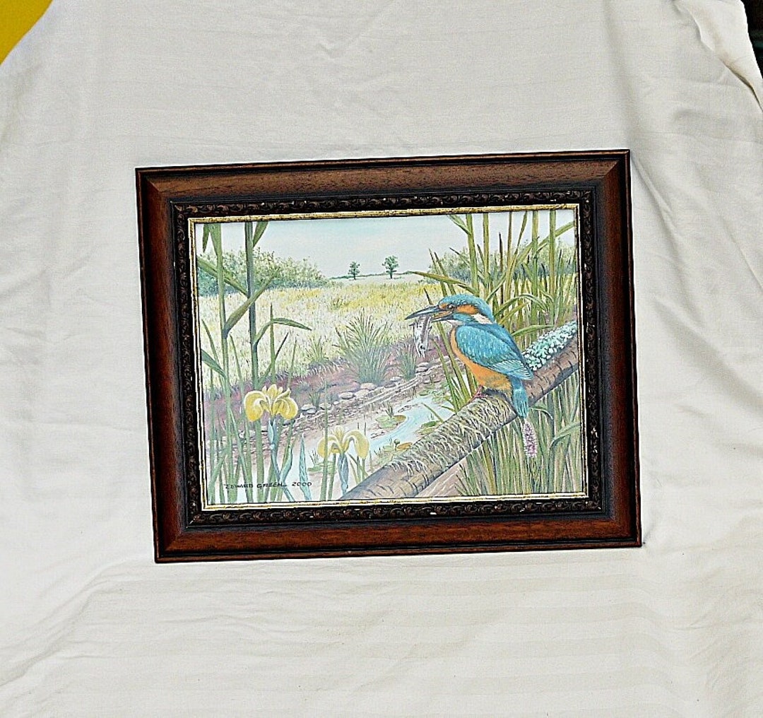 Original Oil Painting by Edward Green Vintage Large Oil Painting Signed ...