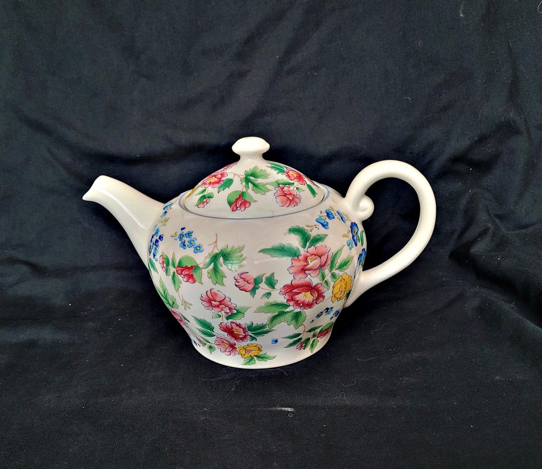 Laura Ashley Hazelbury Teapot With Lid Vintage Ceramic Porcelain Tea ...