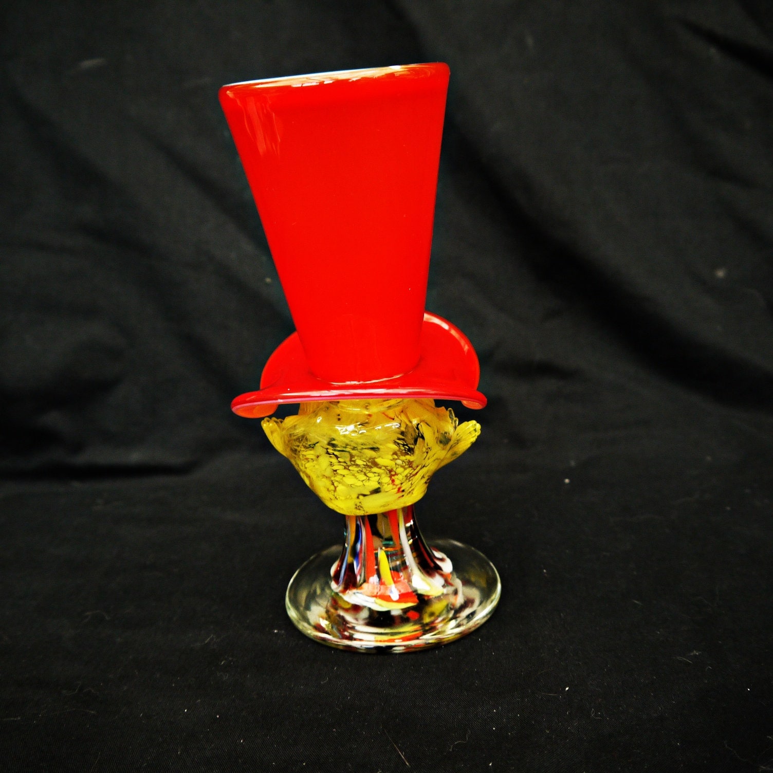 Murano Glass Clown Vase Vintage Art Venetian Glass Clown With - Etsy UK