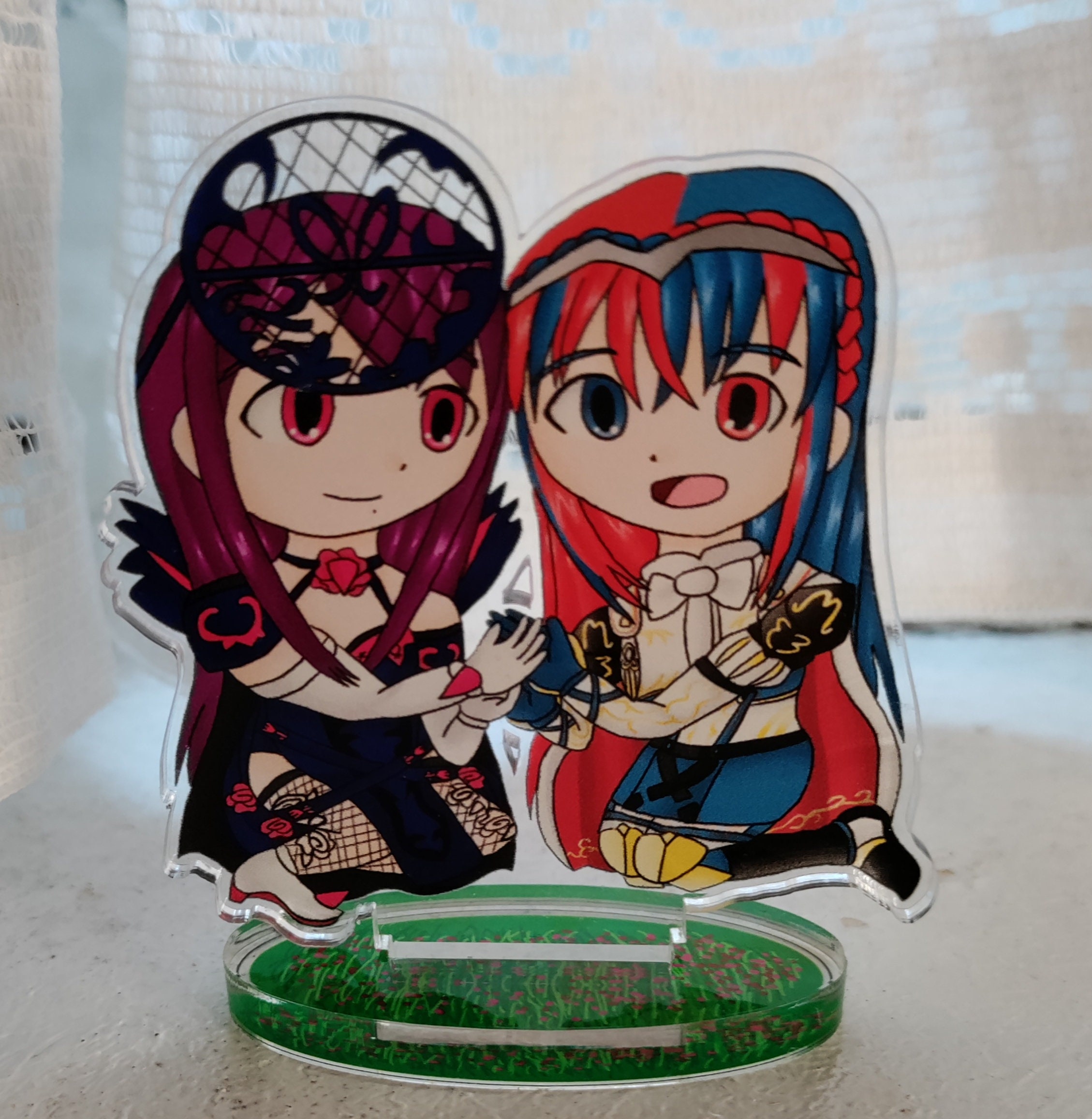 Fire Emblem Engage: Female Alear and Ivy Mini Standee - Etsy