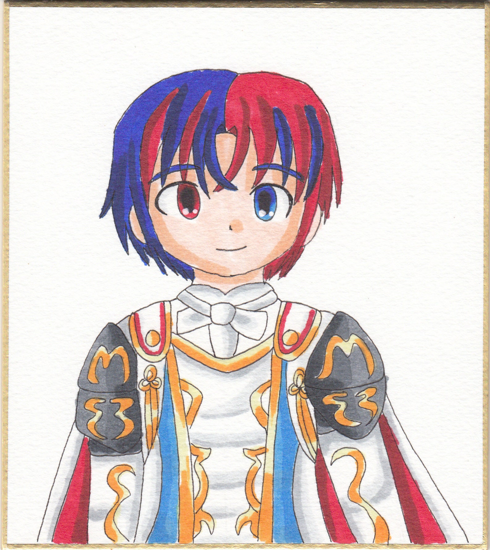 Male Alear From Fire Emblem Engage Hand Drawn Shikishi - Etsy
