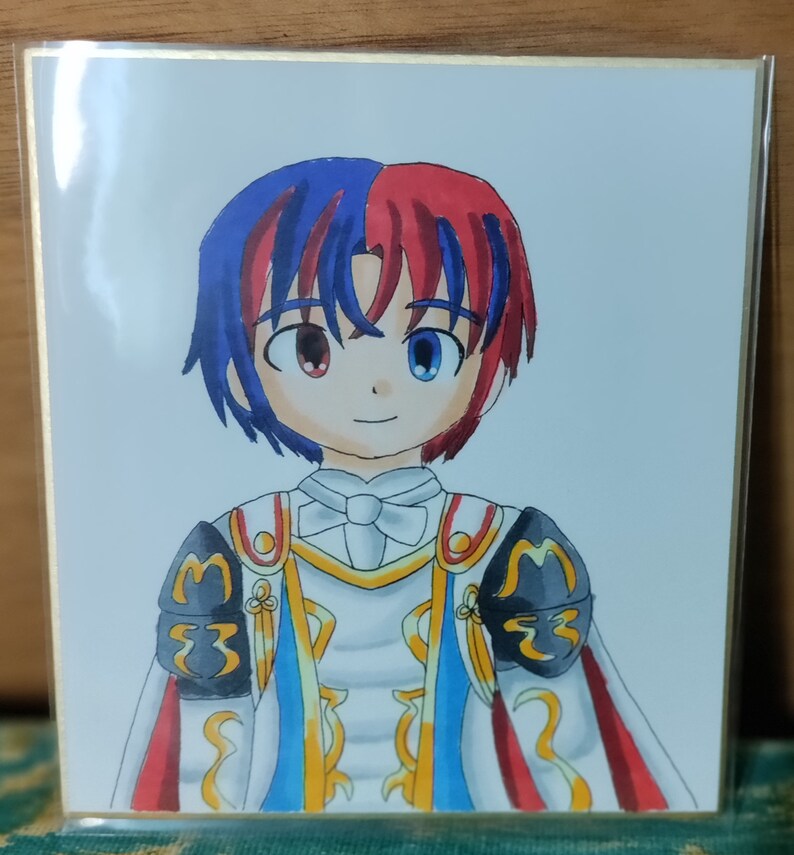 Male Alear From Fire Emblem Engage Hand Drawn Shikishi - Etsy