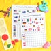Count and Graph-national Flags- Digital Download Counting Worksheet ...