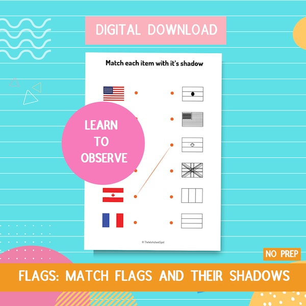 Flags Activity Book - Etsy
